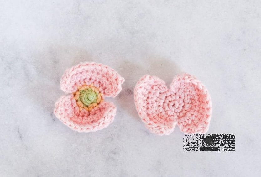 CROCHET POPPY FLOWERS PATTERN